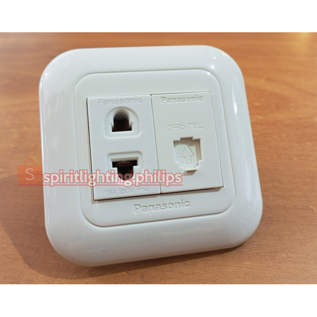 Jual Panasonic Saklar Stop Kontak Socket TV Data Telepon USB 2 Device ...
