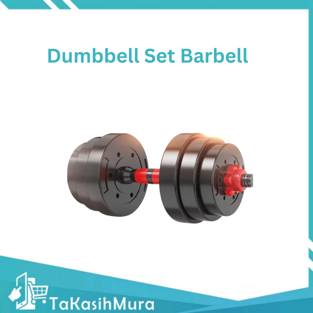 Jual 2 in 1 Adjustable Dumbbell Set Barbell Alat Fitness Gym Home ...