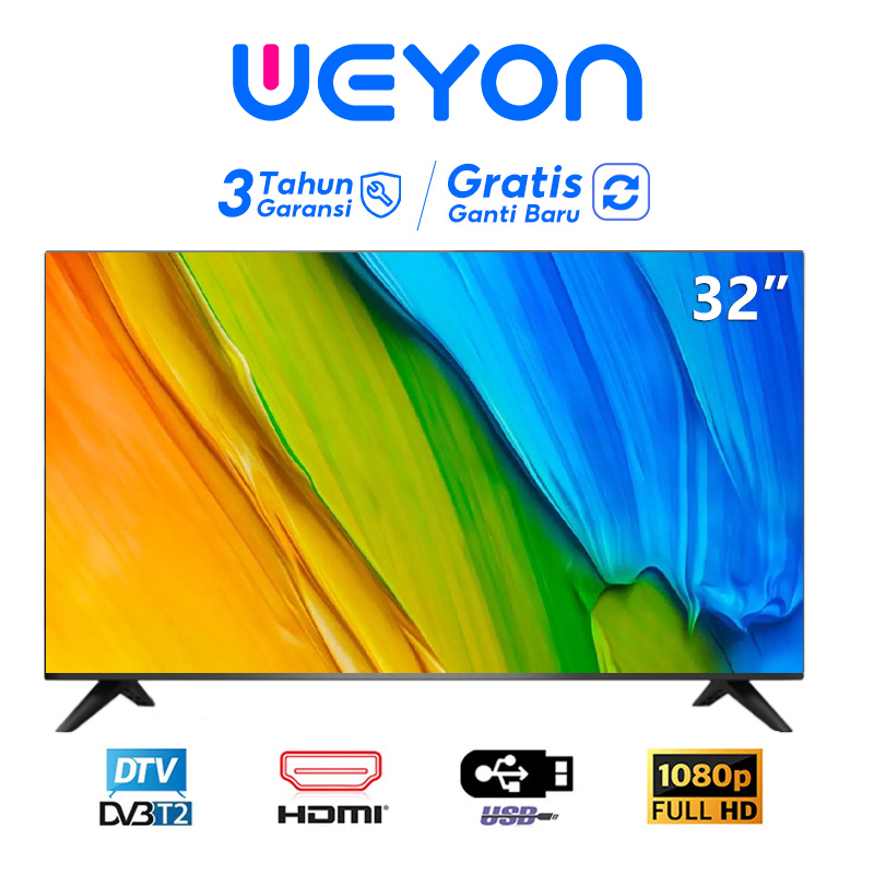 Jual WEYON TV LED Digital 32 inch ORIGINAL GARANSI TV LED MURAH HD TV ...