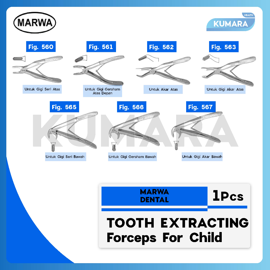 Jual MARWA - Tooth Extracting Forcep For Child / Tang Cabut Gigi Anak ...
