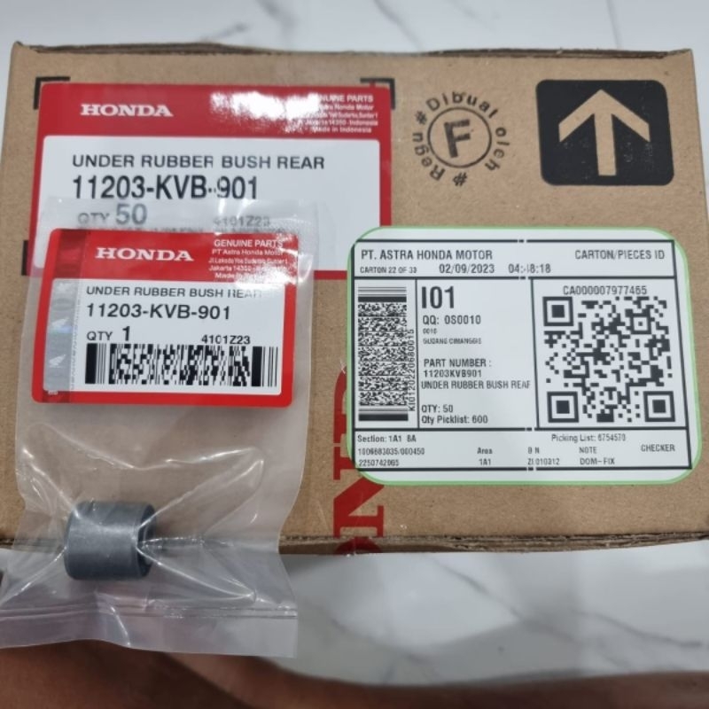 Jual 11103-KVB-930 RUBBER BUSH ENGINE HANGER Bos fork swing arm Vario ...