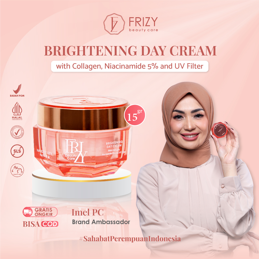 Jual Frizy Brightening Day Cream Series Skincare Pencerah glowing BPOM ...