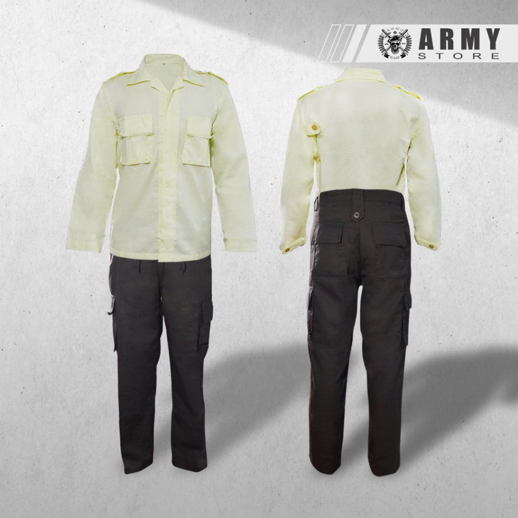 Jual Seragam Setelan Pdl Satpam Baju Seragam Security Cream Pdl Coklat Krem Satpam Terbaru ...