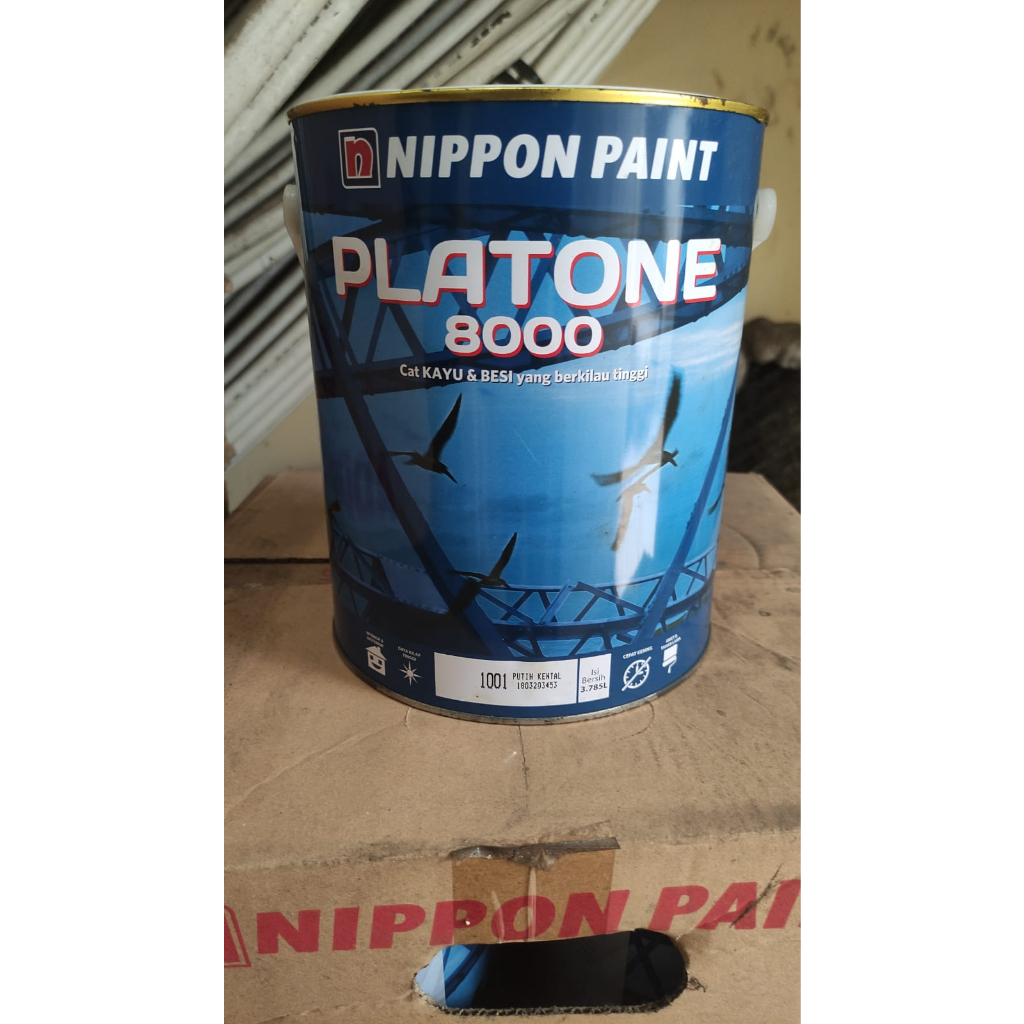 Jual Cat Besi & Kayu Nippon Paint Platone 8000 3.785 liter | Shopee ...