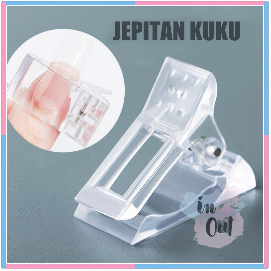 Jual Jepitan kuku Klip Jepit kuku Extension Clip Polygel fake nail ...