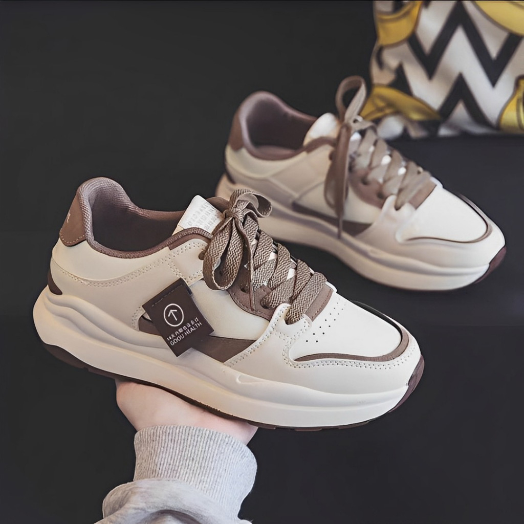 Jual SR Sepatu Sneakers GH Wanita Sepatu Kasual Wanita ootd Round Toe ...