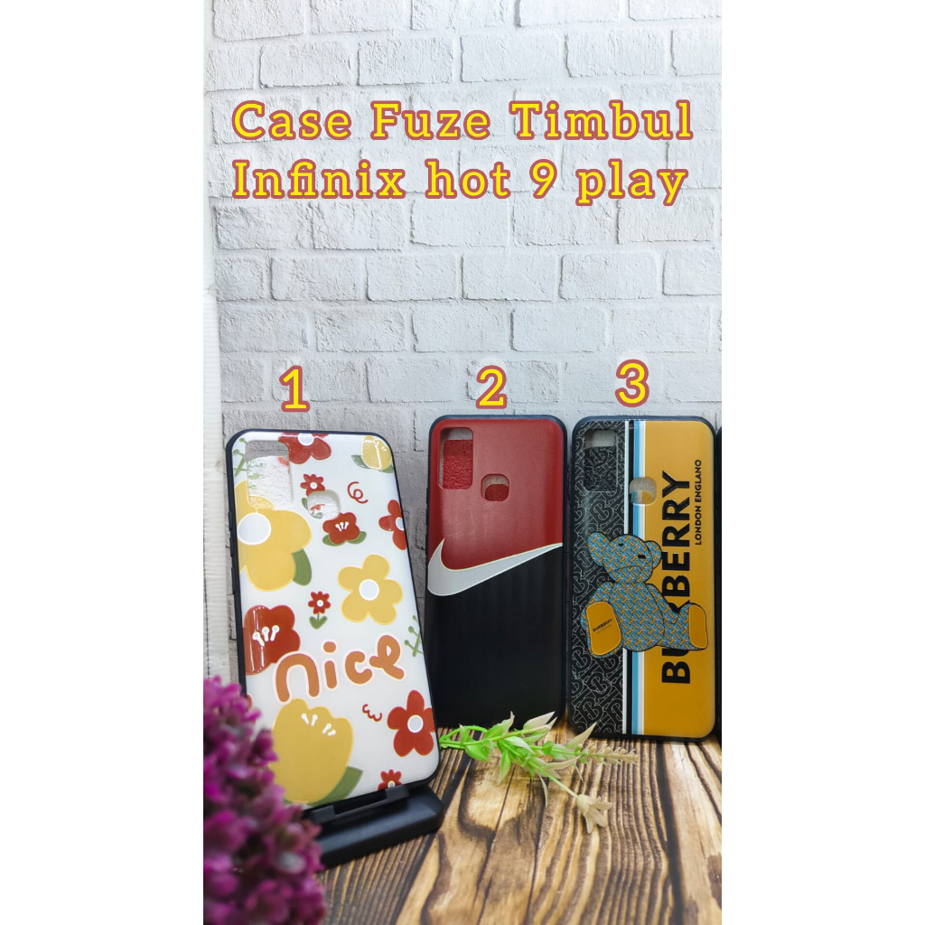 Jual CASE UV MOTIF TIMBUL GAMBAR INFINIX HOT 9 PLAY CASING RAINBOW ...