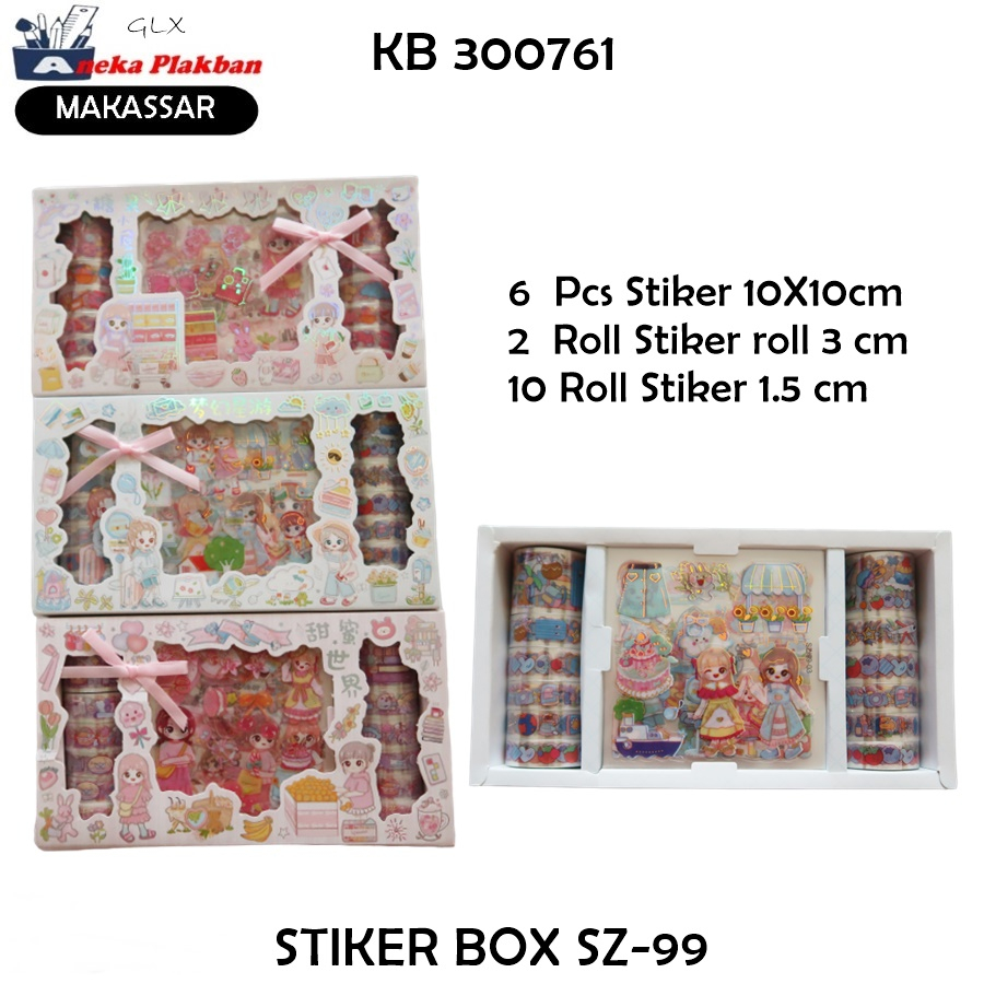 Jual [1BOX] STIKER BOX SZ-99 STIKER LUCU MURAH | Shopee Indonesia