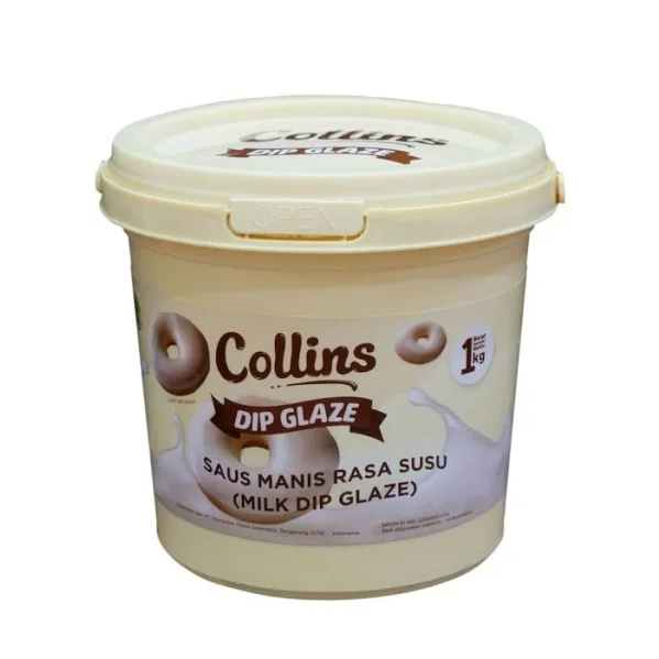 Jual Collins Dip Glaze 300GR MILK | Shopee Indonesia