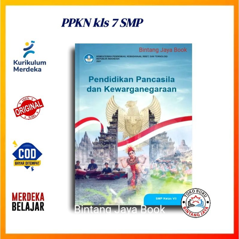 Jual Buku Siswa PPKN (Pendidikan Pancasila dan Kewarganegaraan) Kelas 7 Kurikulum Merdeka ...