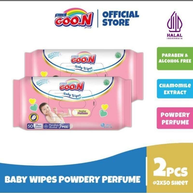 Jual Goon Baby Wipes 50 Ssheet Buy 1 get 1 | Shopee Indonesia