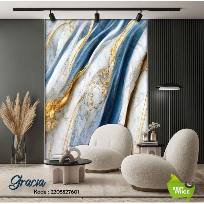 Jual Wallpaper Dinding Custom Marmer Marble Granit Mewah | Shopee Indonesia