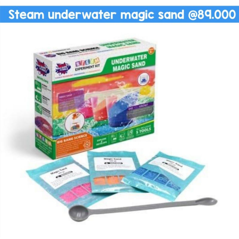 Jual big bang science Science underwater magic sand stem mainan ...