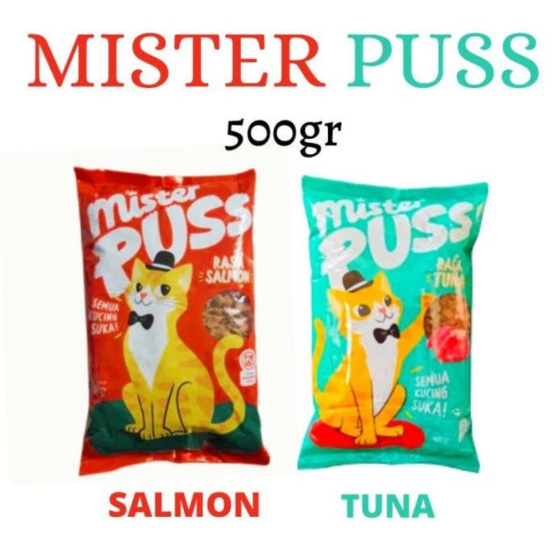 Jual Mister Puss Cat Dry Food 500 Gram | Shopee Indonesia