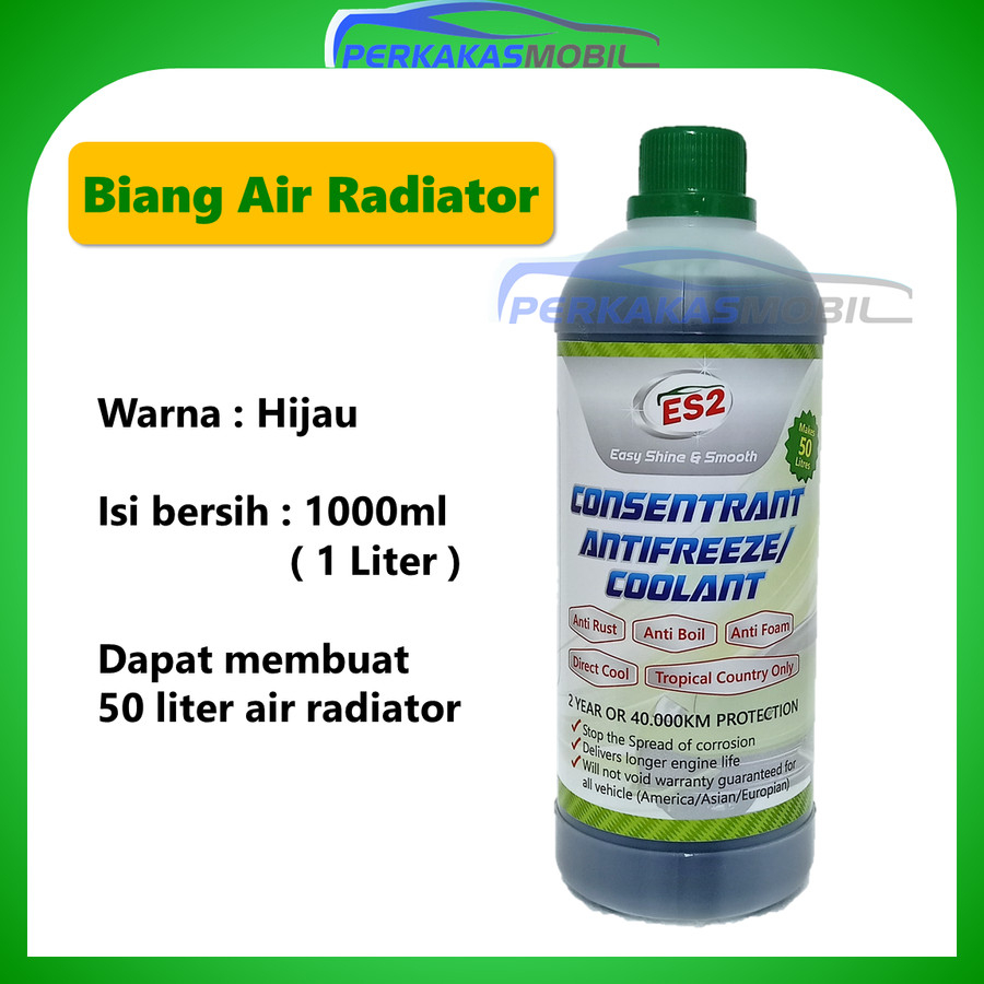 Jual Cairan Pendingin Radiator Biang Air Radiator Coolant Hijau ES2 ...