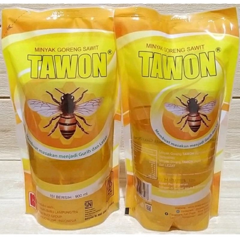 Jual minyak sayur cap TAWON @900ml | Shopee Indonesia
