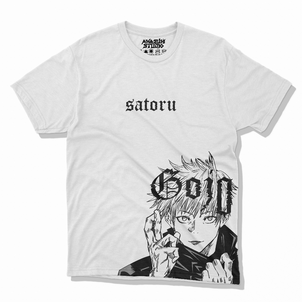 Jual Baju Anime Gojo Satoru | akasuki.studio | Kaos Anime | JJK ...