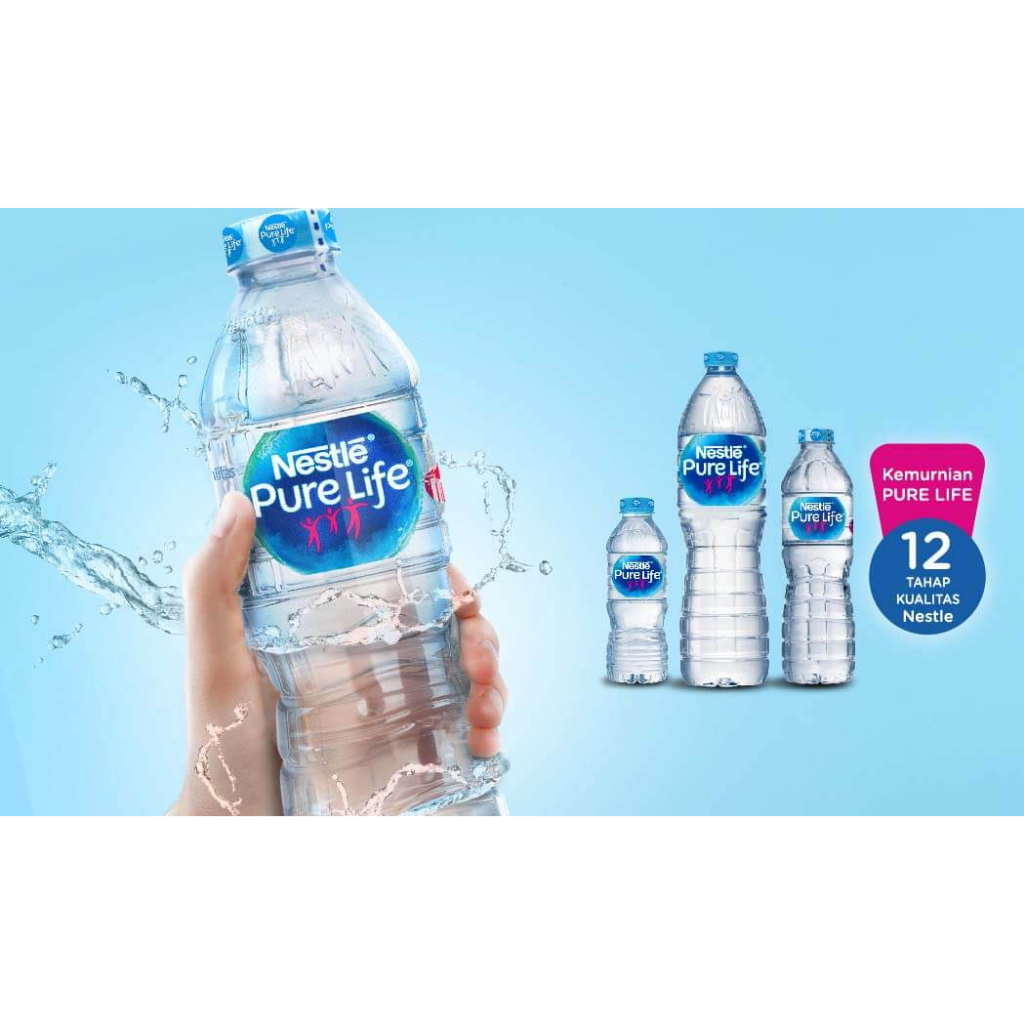 Jual Air Mineral Nestle Pure Life 330ml (isi 24 botol) | Shopee Indonesia