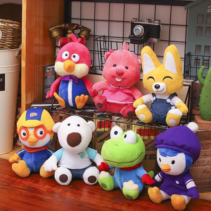 Jual Mainan Boneka Pororo And Friends Full Team Ukuran 25cm Bahan Yelvo ...