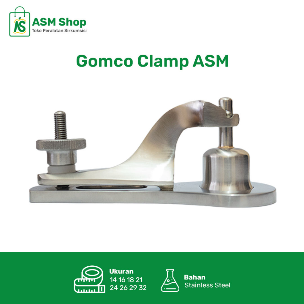 Jual GOMCO CLAMP ASM STAINLESS STEEL DAN BRAS CROME ASM | Shopee Indonesia