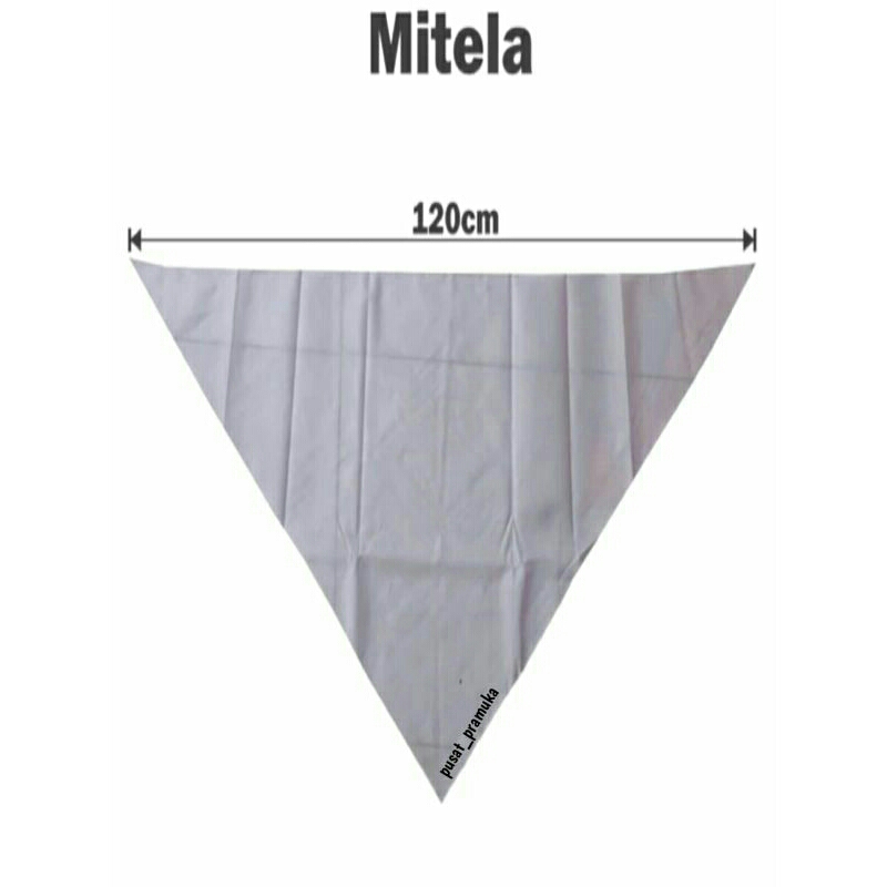 Jual Slayer syal scraft mitela segitiga warna putih panjang 120 cm ...