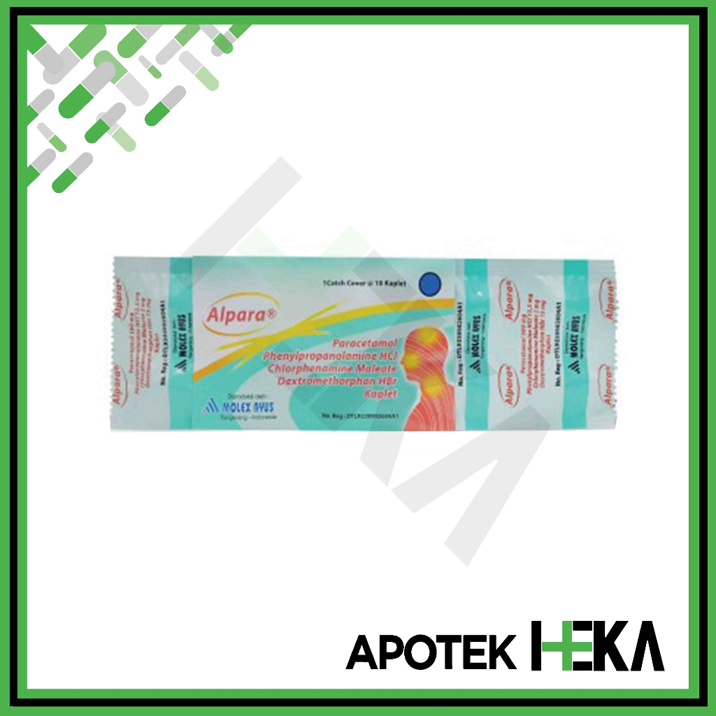 Jual Alpara Kaplet Strip isi 10 Tablet - Obat Batuk Flu (BANDUNG ...