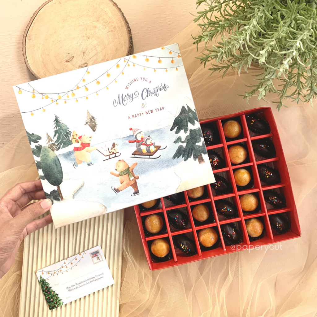 Jual Box Kotak Nastar 30 Sekat - Natal / Christmas | Shopee Indonesia