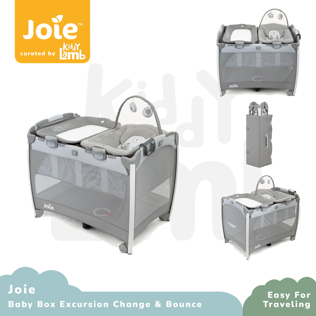 Jual Joie Baby Box Playard Excursion Change & Bounce Travel Cot ...