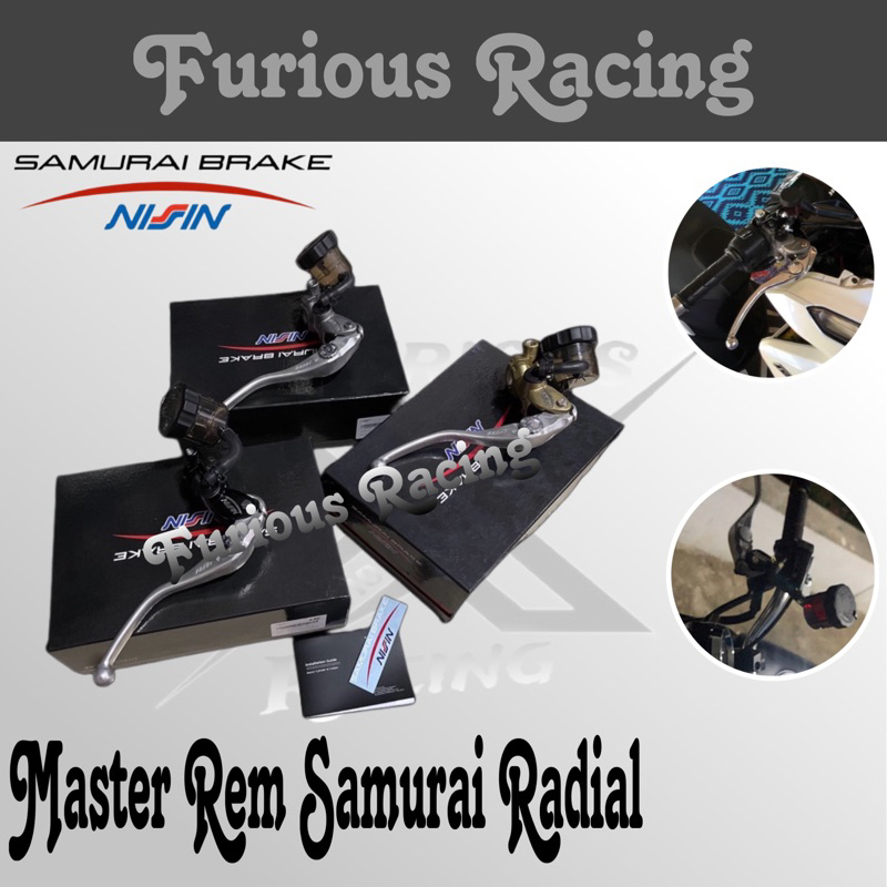 Jual MASTER REM ATAS KANAN NISSIN SAMURAI RADIAL 13MM Radial KSR | Shopee Indonesia