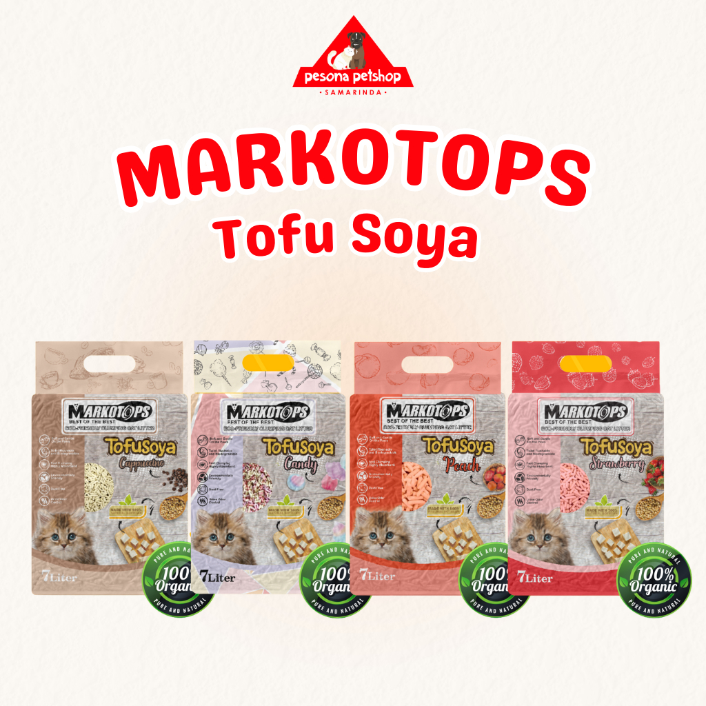 Jual Markotops Tofu Soya 7L Cat Litters Pasir Kucing | Shopee Indonesia