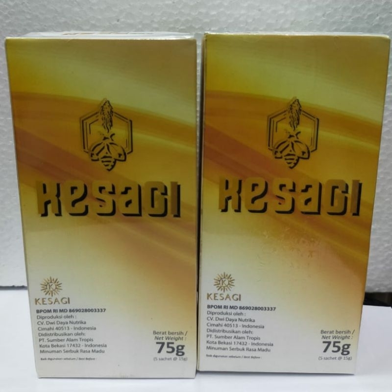 Jual Box segel baru / Kesagi 5 sachet asli madu kesagi | Shopee Indonesia
