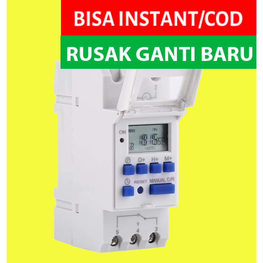 Jual Bisa Instant Cod Timer Listrik Otomatis Digital Power Timer Programmable Time Switch