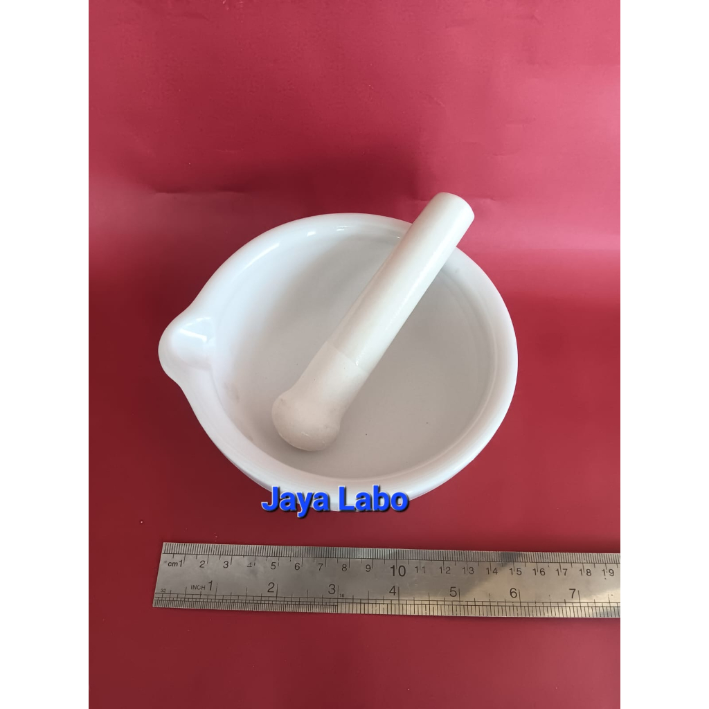 Jual RRC Mortar With Pestle dia.130mm (13 cm) / Lumpang Alu/ Mortar ...