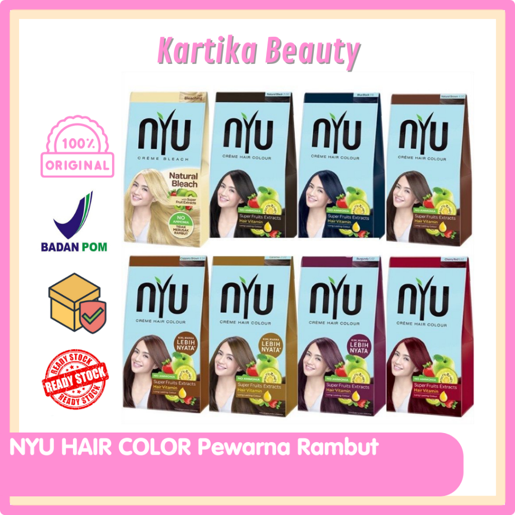 Jual Nyu Creme Hair Color | Cat Semir Pewarna Rambut Niu | Pikok Nu ...