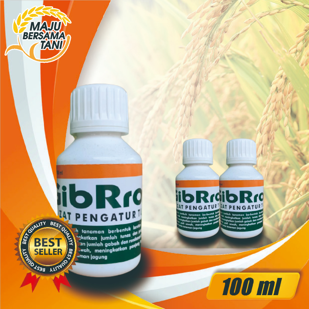 Jual Pupuk ZPT GIBRO 20-SL 100 ML/ Bahan Aktif Asam Gibberellat 20% ...