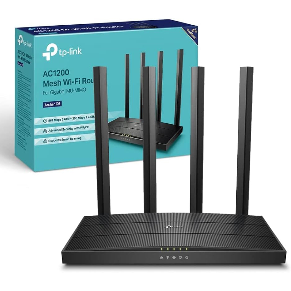 Jual Mesh WiFi Router TP-LINK ARCHER A6 Wireless MU-MIMO Gigabite ...