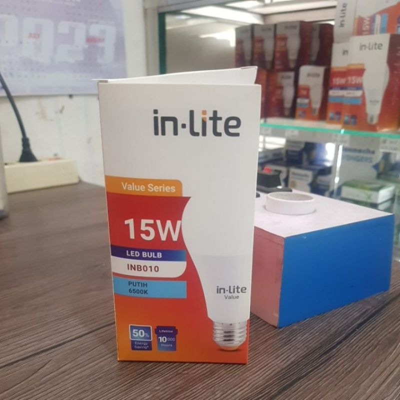 Jual lampu in-lite 15 watt putih | Shopee Indonesia