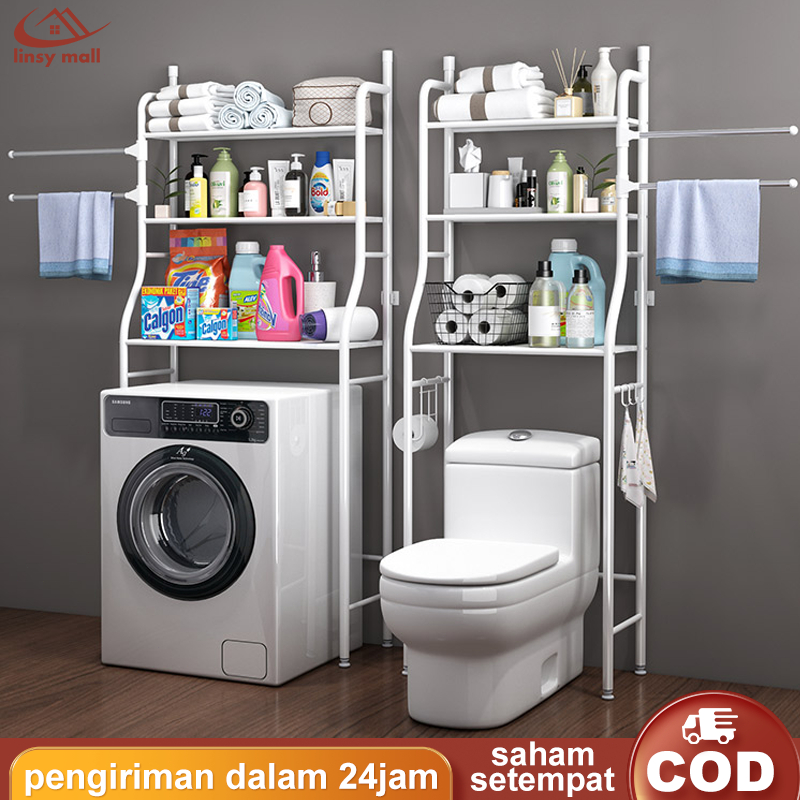 Jual Rak Toilet WC Rak Kloset Rak Kamar Mandi Serbaguna Rak Handuk ...