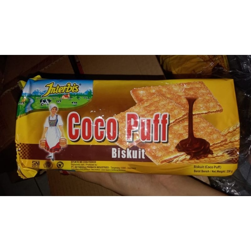 Jual Interbis Coco Puff Biskuit | Shopee Indonesia