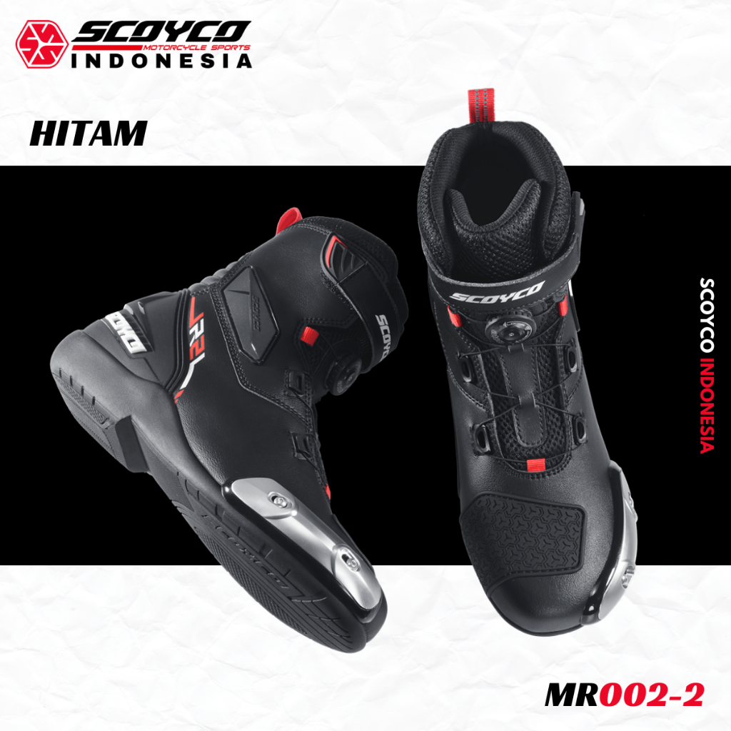 Jual Sepatu Boot Motor Sunmori Touring Adventure Bahan Kulit ...