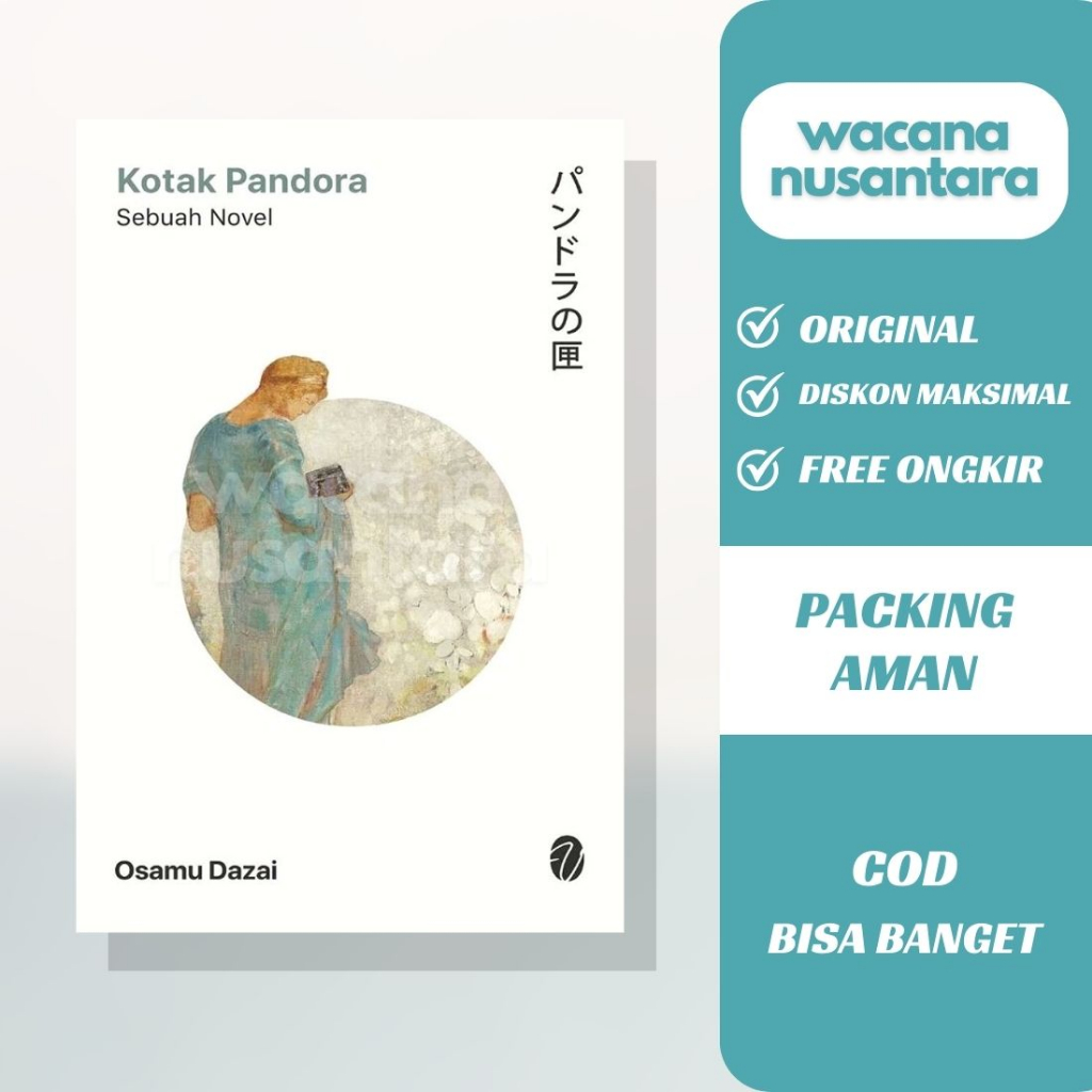 Jual Original - Buku Novel Kotak Pandora Sebuah Novel - Osamu Dazai - WACANA NUSANTARA | Shopee ...
