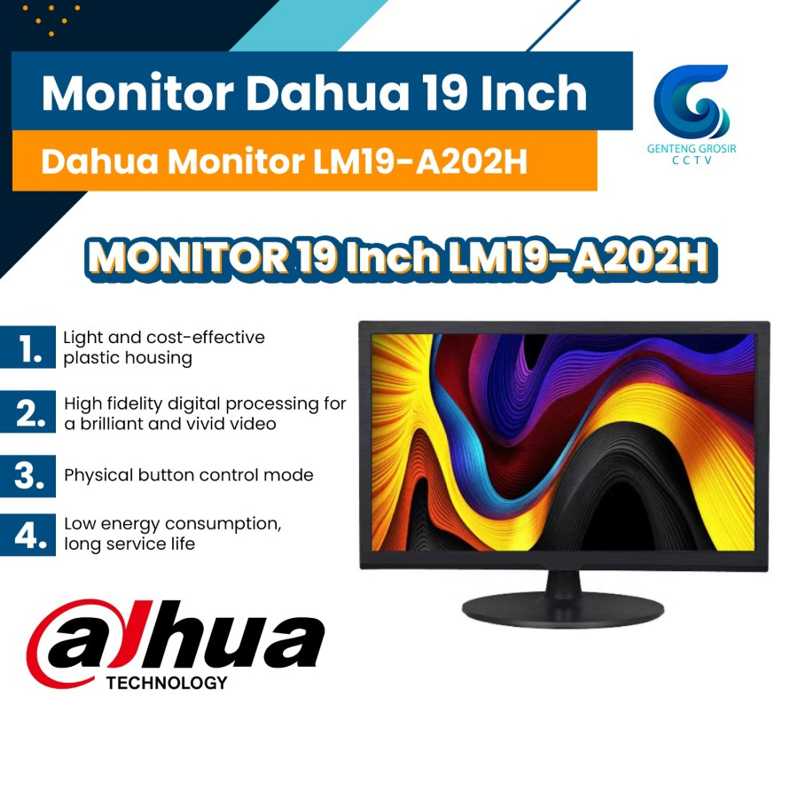 Jual Monitor DHI LM19 A202H LED MONITOR 19 INCH Bergaransi | Shopee Indonesia