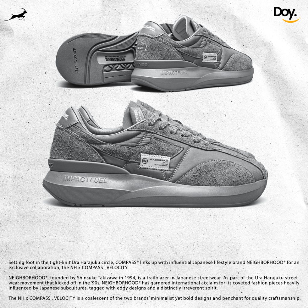 Jual SEPATU COMPASS X NEIGHBORHOOD VELOCITY [SOLD] | Shopee Indonesia