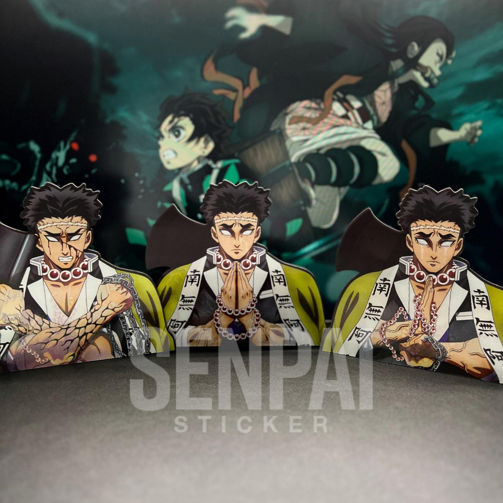 Jual Demon Slayer SENPAI STICKER Stiker Anime 3D TER MURAH Kimetsu no ...