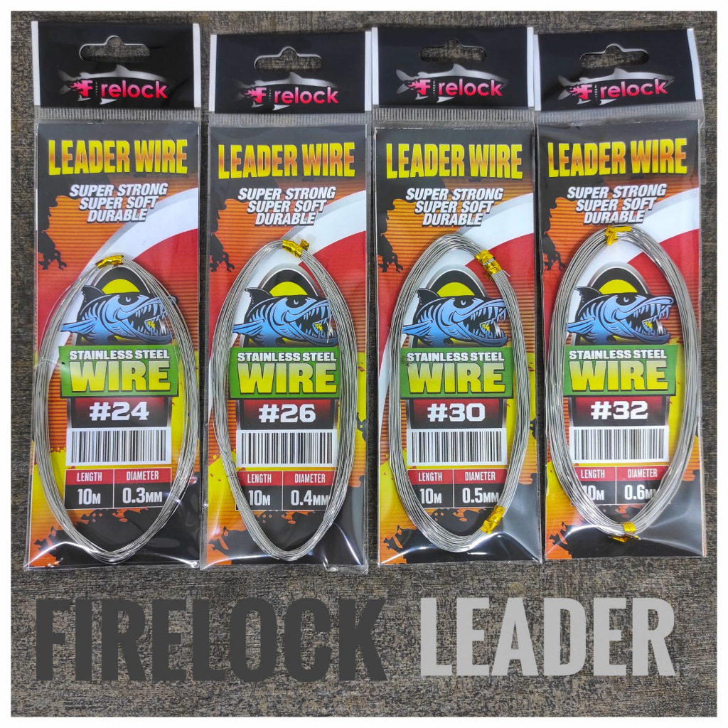 Jual Neklin Kawat Pancing - Firelock Stainless Steel Fishing Wire ...