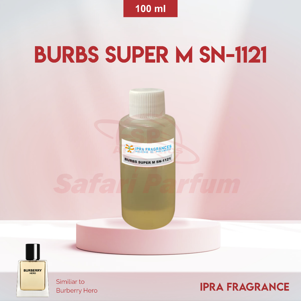 Jual Parfum Ipra Fragrances Burbs Super M SN-1121 inspired by Brurb3rry Hero [100ml] | Shopee ...
