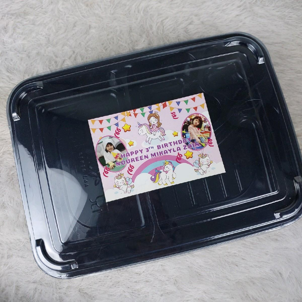 Jual Stiker Bento Ultah Custom Uk 7x10 cm-15pcs | Shopee Indonesia
