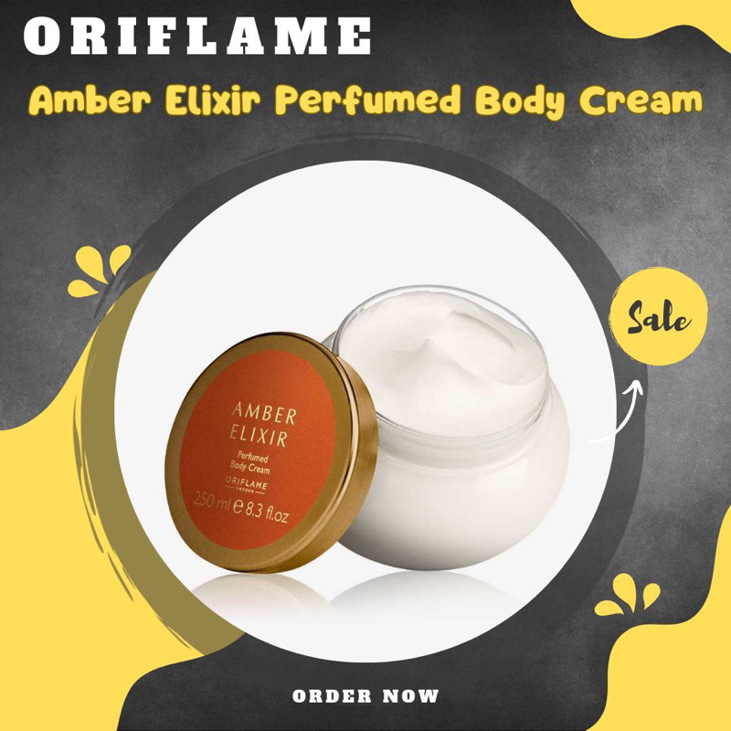 Jual AMBER Elixir perfumed body cream 250ml | Shopee Indonesia