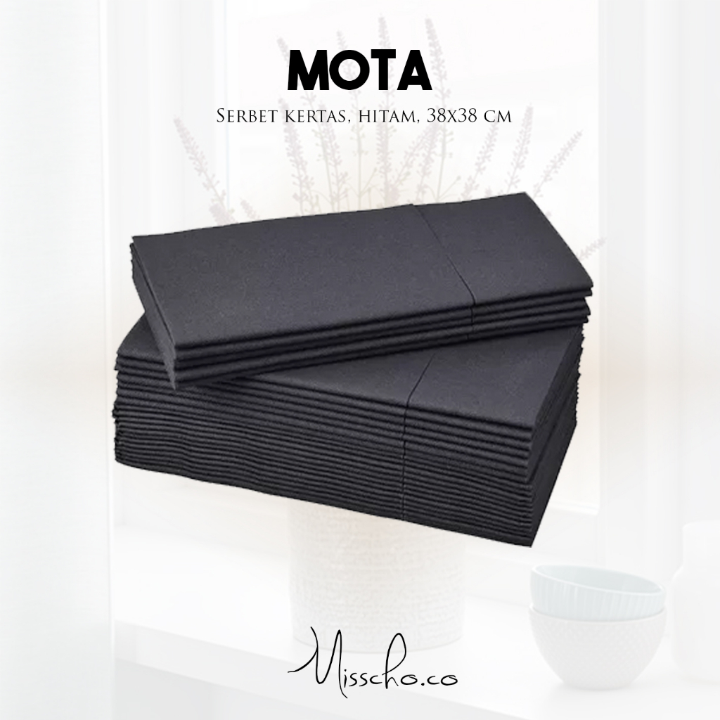 Jual MOTA Serbet kertas, hitam, 38x38 cm tissue makan tisu kertas ... Jual MOTA Serbet kertas, hitam, 38x38 cm tissue makan tisu kertas ...