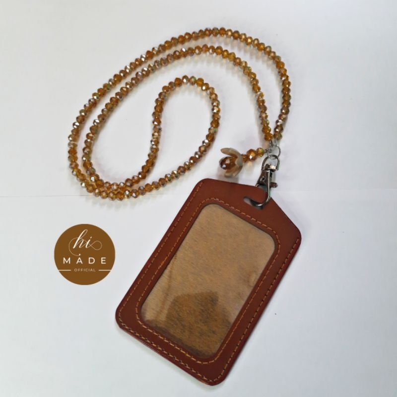 Jual Lanyard crystal name tag kristal tali gantung photocard holder id ...